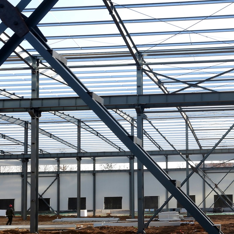 Fabricated Light Type Q235 Q345 Pre Built Metal Buildings Prefabricated ...